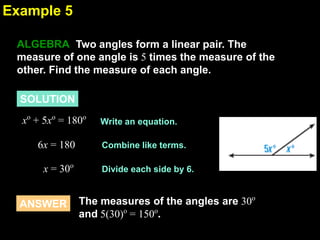 1.5 describe angle pair relationships | PPTX