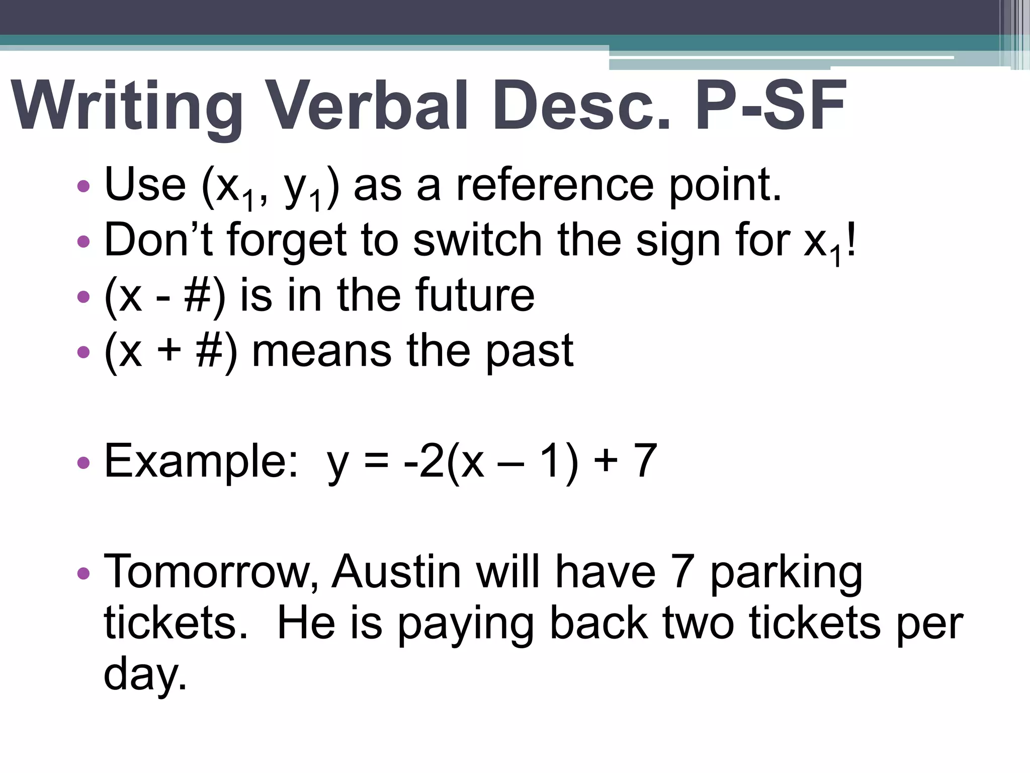 1.5 verbal descriptions | PPTX