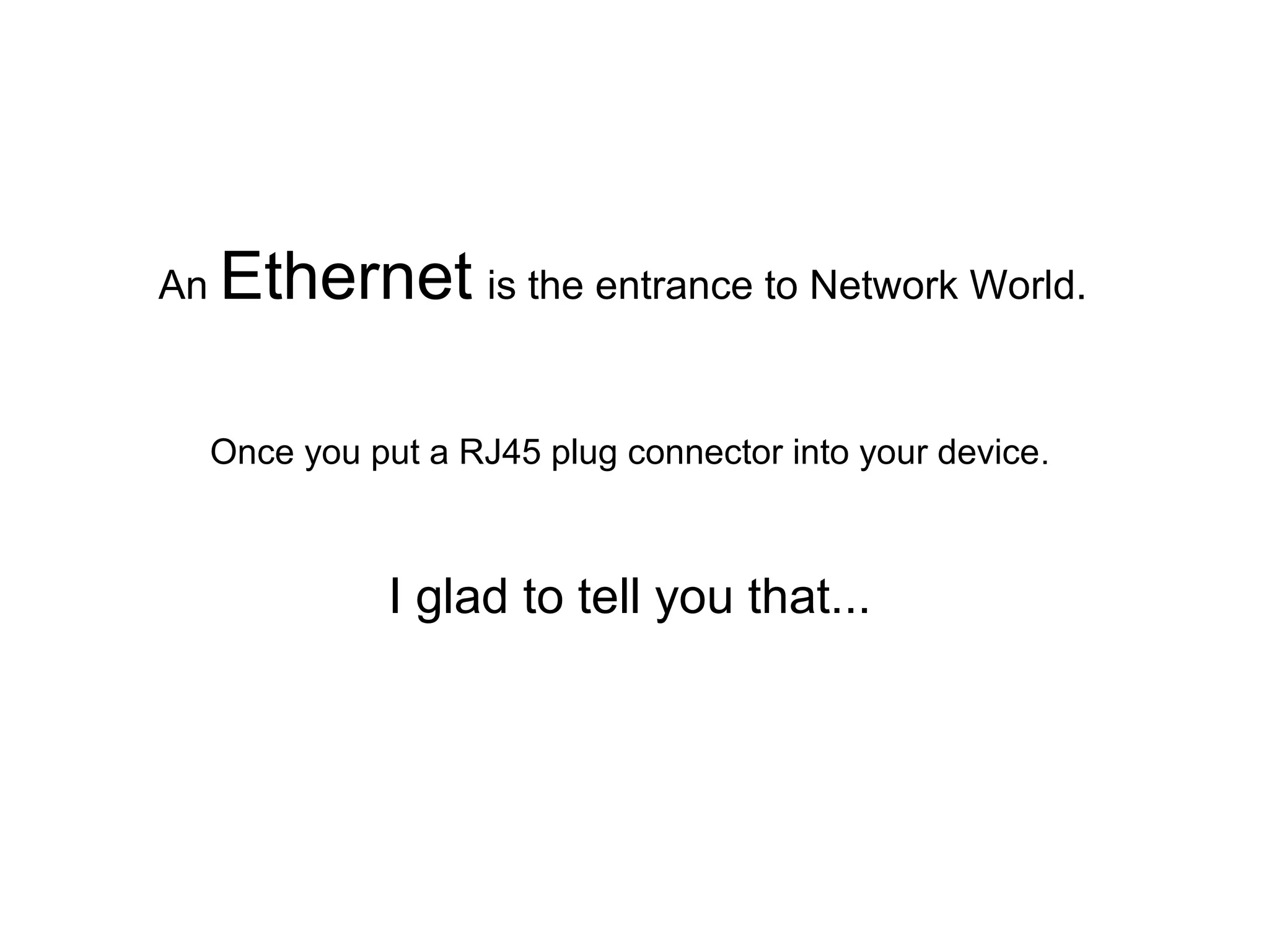 Ethernet | PPT