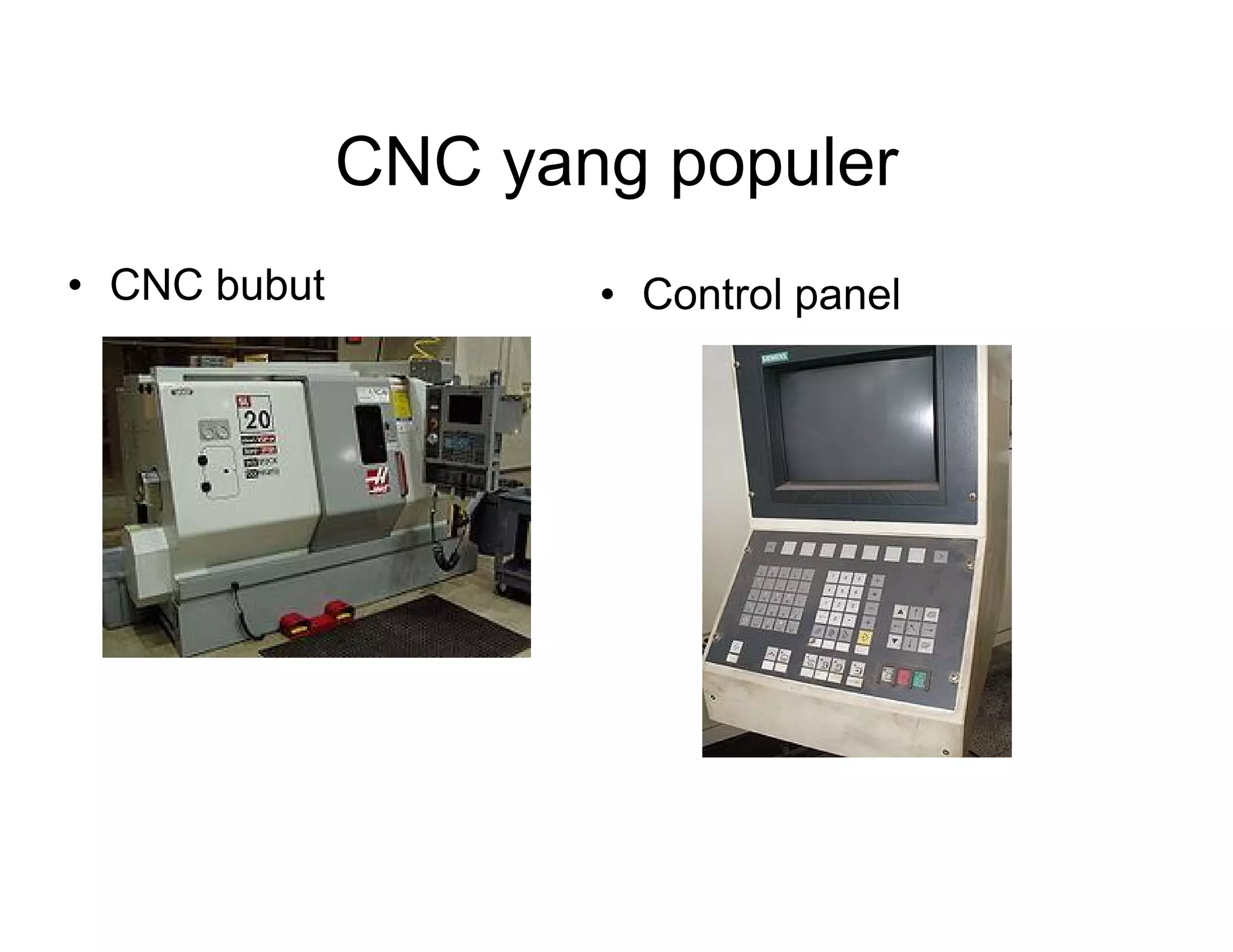 1. pengantar kuliah cnc | PDF