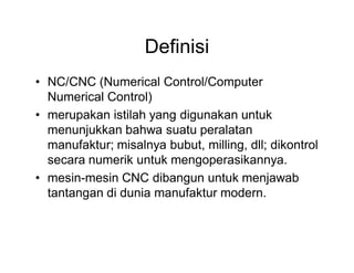 1. pengantar kuliah cnc | PDF