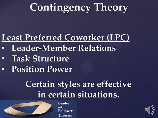 1. Contingency Theory | PPTX