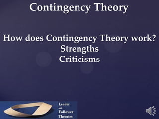 1. Contingency Theory | PPTX