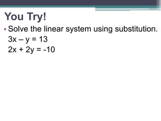 1.8 linear systems | PPTX