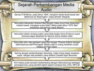 MEDIA PEMBELAJARAN AUDIO | PPTX