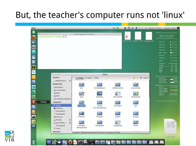 Introduction to Linux for bioinformatics | PDF | Operating Systems ...