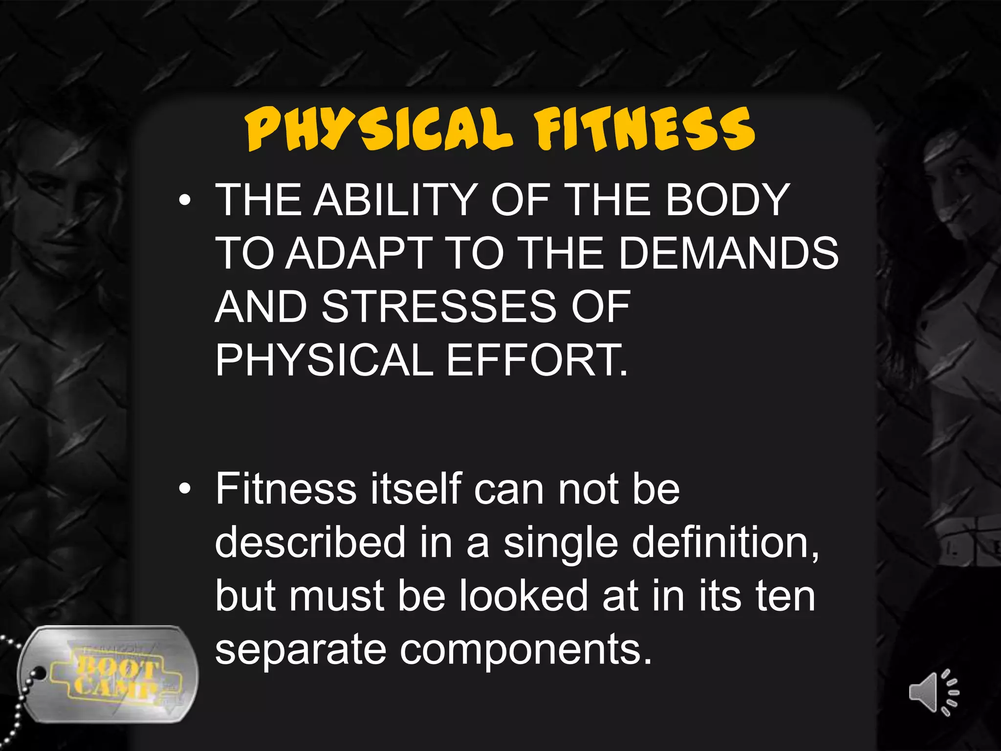 1. components of fitness | PPTX
