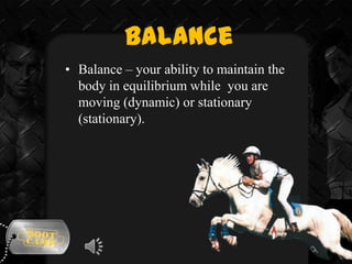 1. components of fitness | PPTX