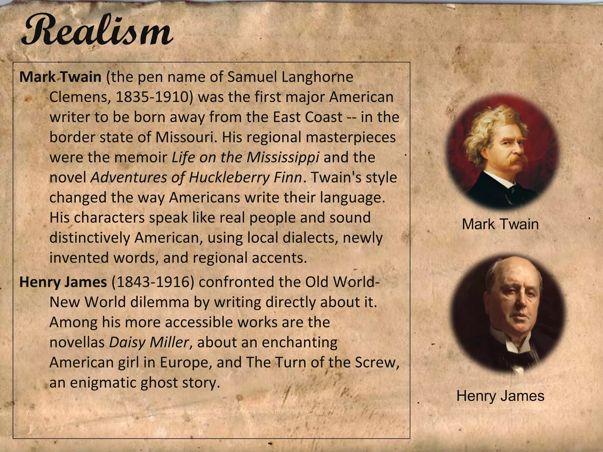 History of American Literature | PPT