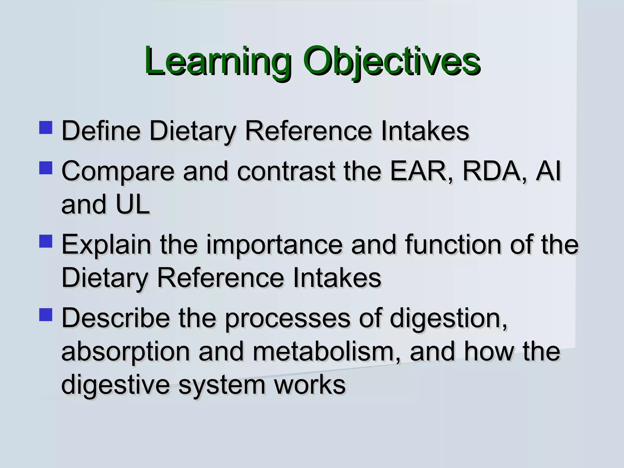 Introduction to nutrition | PPT