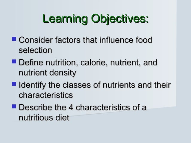 Introduction to nutrition | PPT | Digestive Disorders | Diseases and ...