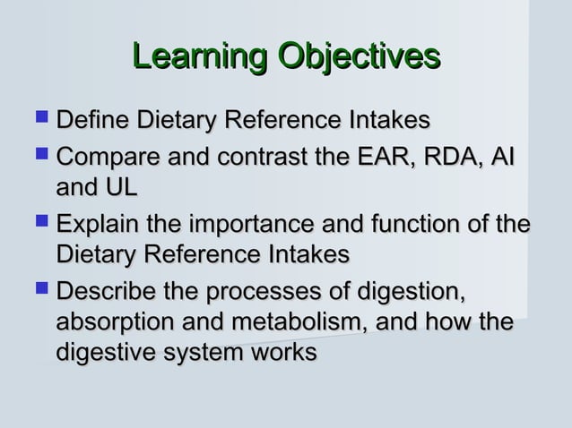 Introduction to nutrition | PPT | Digestive Disorders | Diseases and ...