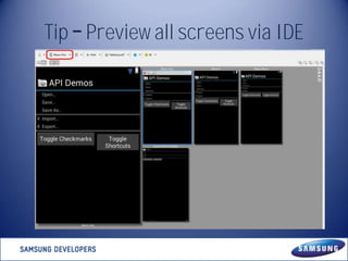 Developing and Designing Multiscreen Android apps | PPT