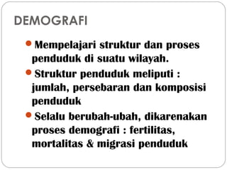 1.konsep dasar demografi | PPT