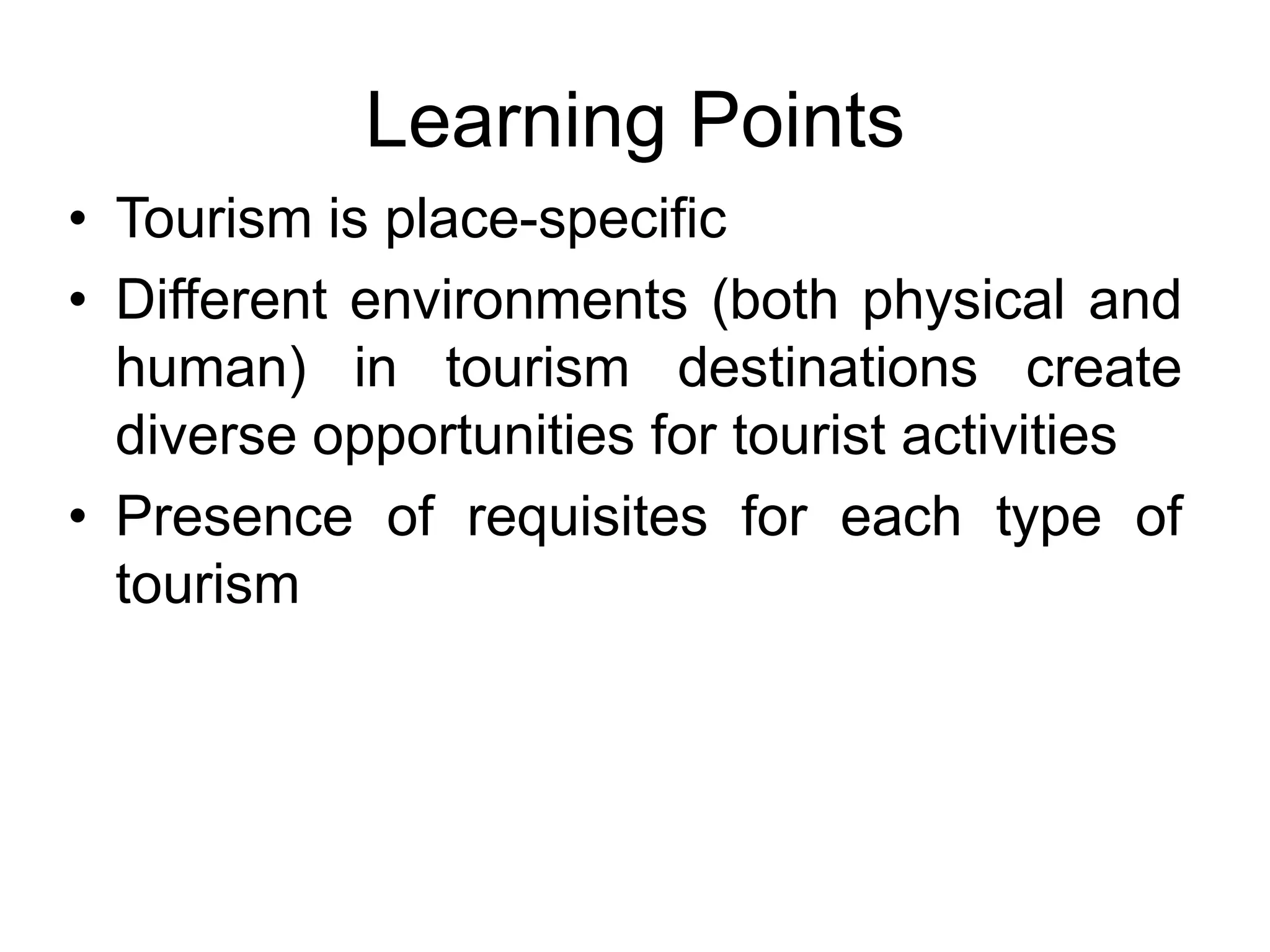 1. global tourism introduction | PPT