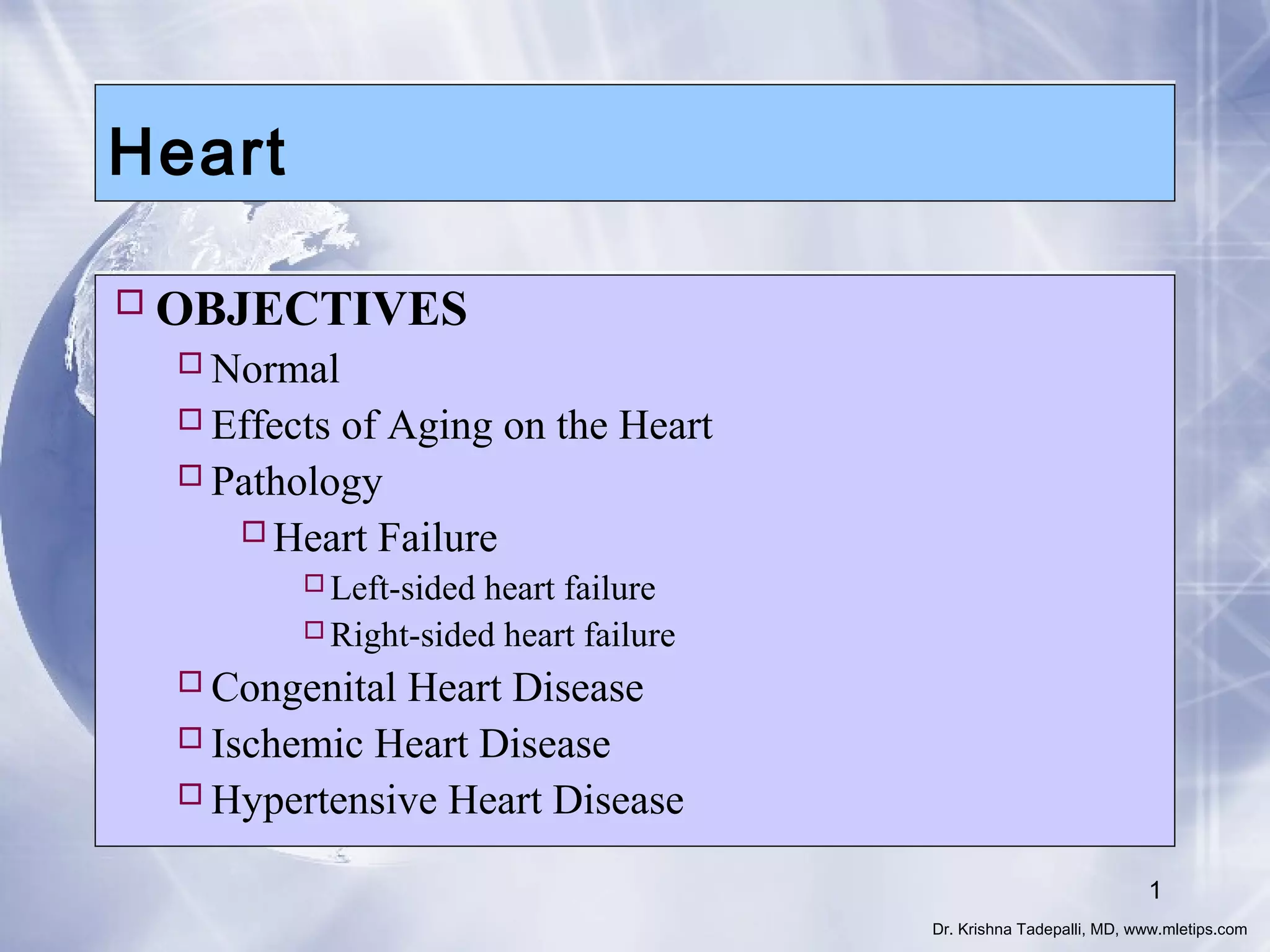 1. heart pathology; heart failure | PPT | Heart and Cardiovascular ...