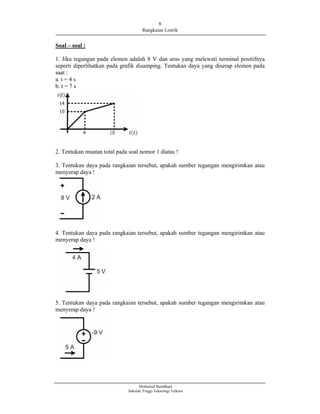 1.konsep rangkaian listrik | PDF