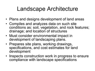 Landscaping Careers | PPT