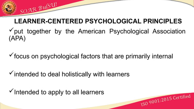 1-14-LC-Principles.pptx Learner centered style of teaching | PPTX