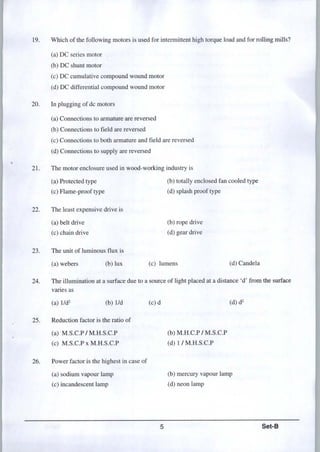 JUNIOR ENGINEER PAPER... | PDF | Education