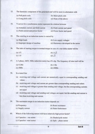 JUNIOR ENGINEER PAPER... | PDF | Education