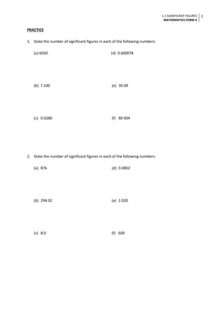 1.1 significant figures | PDF | Physics | Science