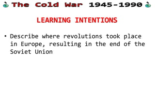 Changing Cold War Relations - revolution in europe | PPT