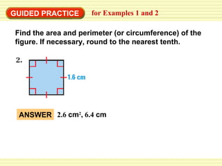Perimeter and area | PPT