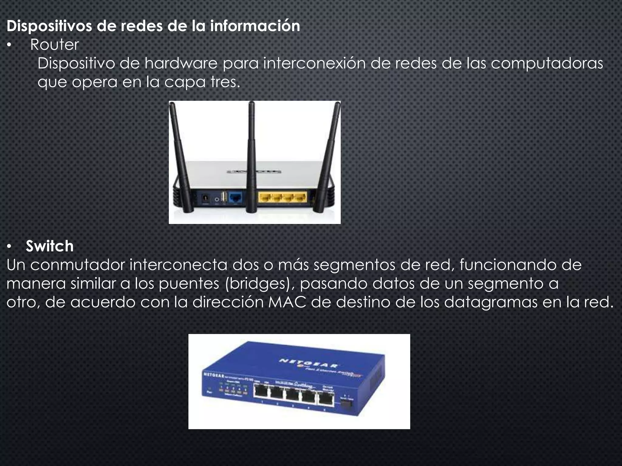 1.3 canales de comunicación y dispositivos de red | PPT