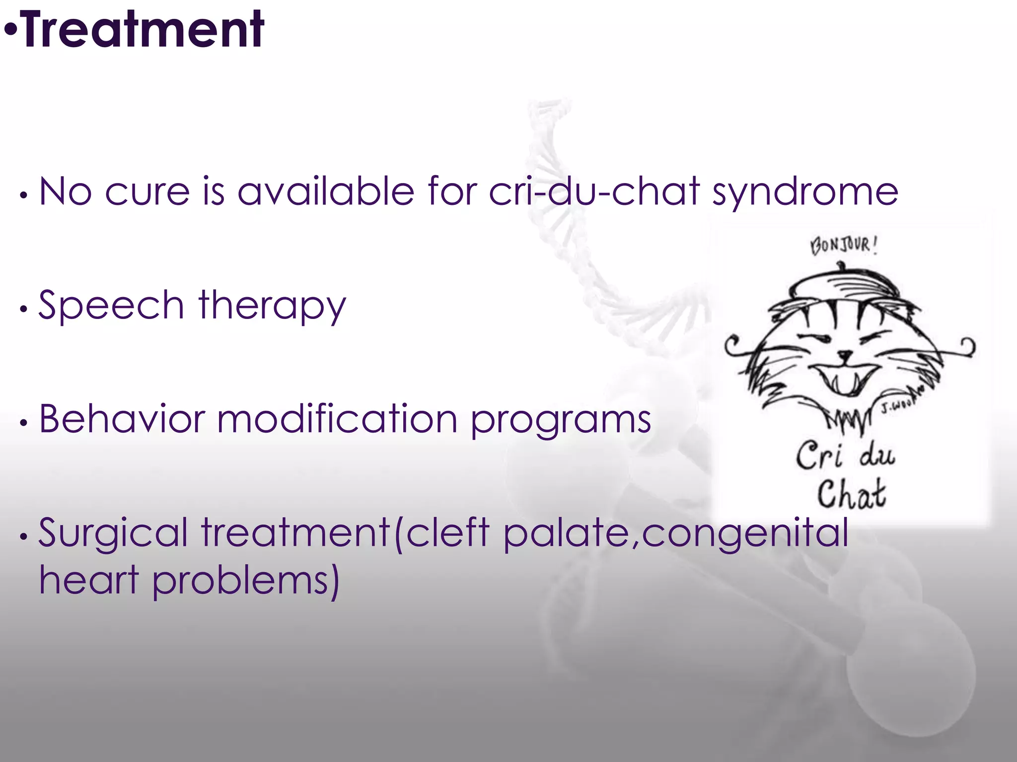 Cat's cry syndrome & Prader willi syndromes | PPTX