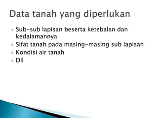 Laboratorium Uji Tanah - Survey Geoteknik | PPTX