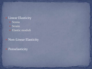 1. Rock Elasticity | PPTX