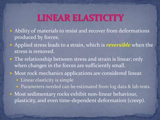 1. Rock Elasticity | PPTX