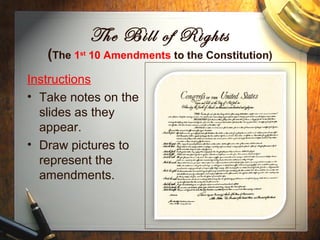 Bill Of Rights Pictures To Draw