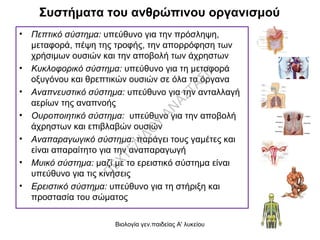 Kεφάλαιο 1ο- ΒΙΟΛΟΓΙΑ Α' ΛΥΚΕΙΟΥ | PDF