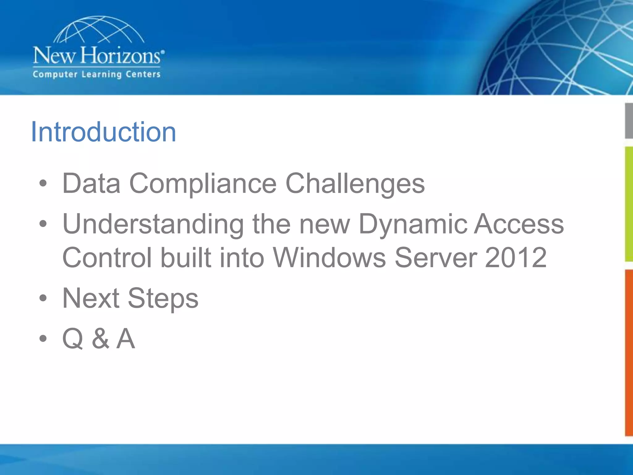 Info Security: Microsoft Dynamic Access Control | PPT