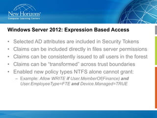Info Security: Microsoft Dynamic Access Control | PPT