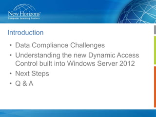 Info Security: Microsoft Dynamic Access Control | PPT