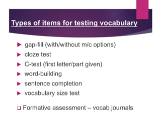 1.3 tests of grammar and vocabulary: workshop CTS-Academic | PDF