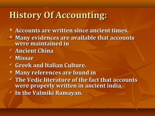 Introduction to Accounting | PPT