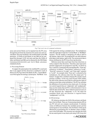 Efficient Architecture for Variable Block Size Motion Estimation in H.264/AVC | PDF