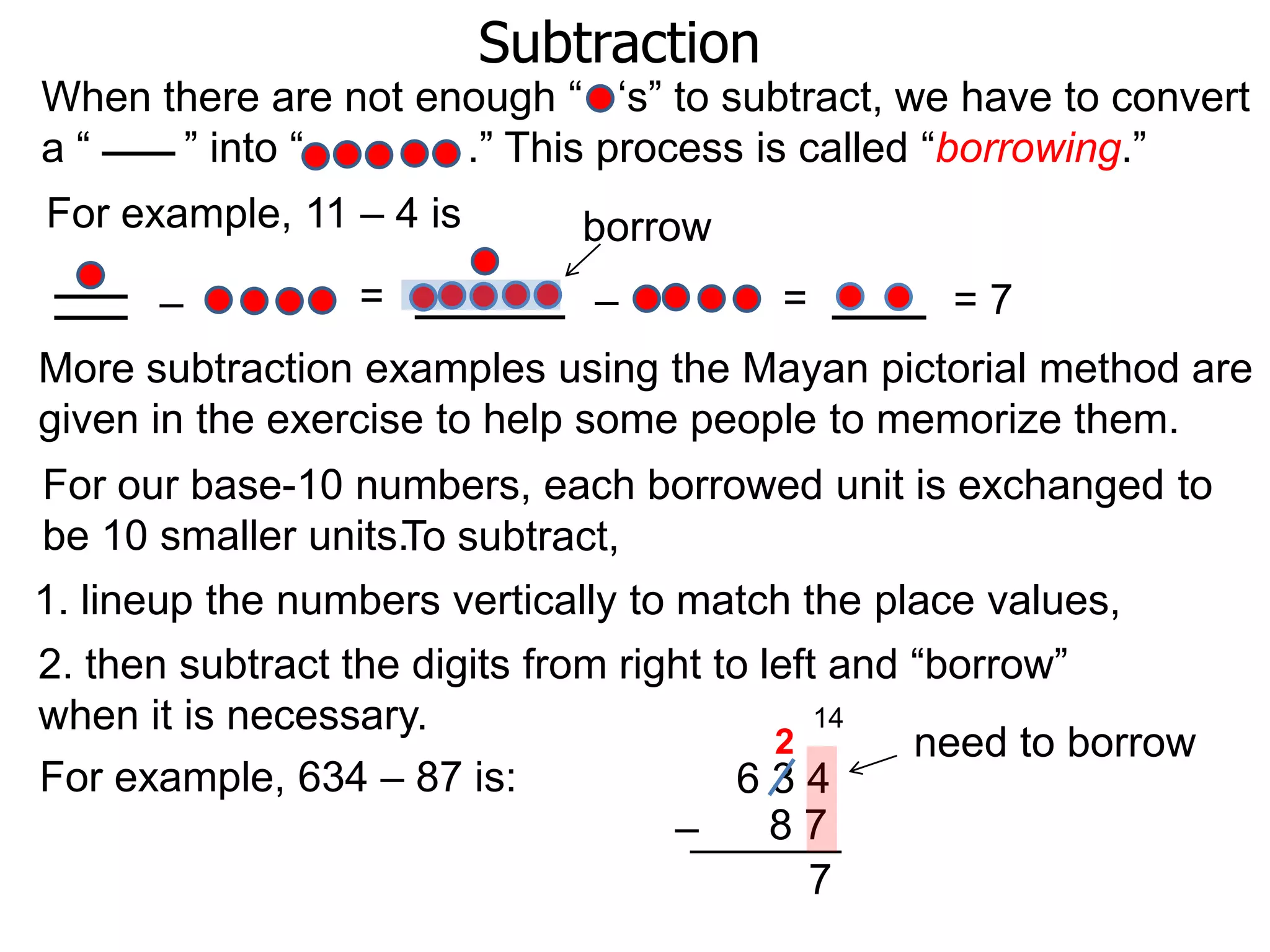 1.4 subtraction w | PPT