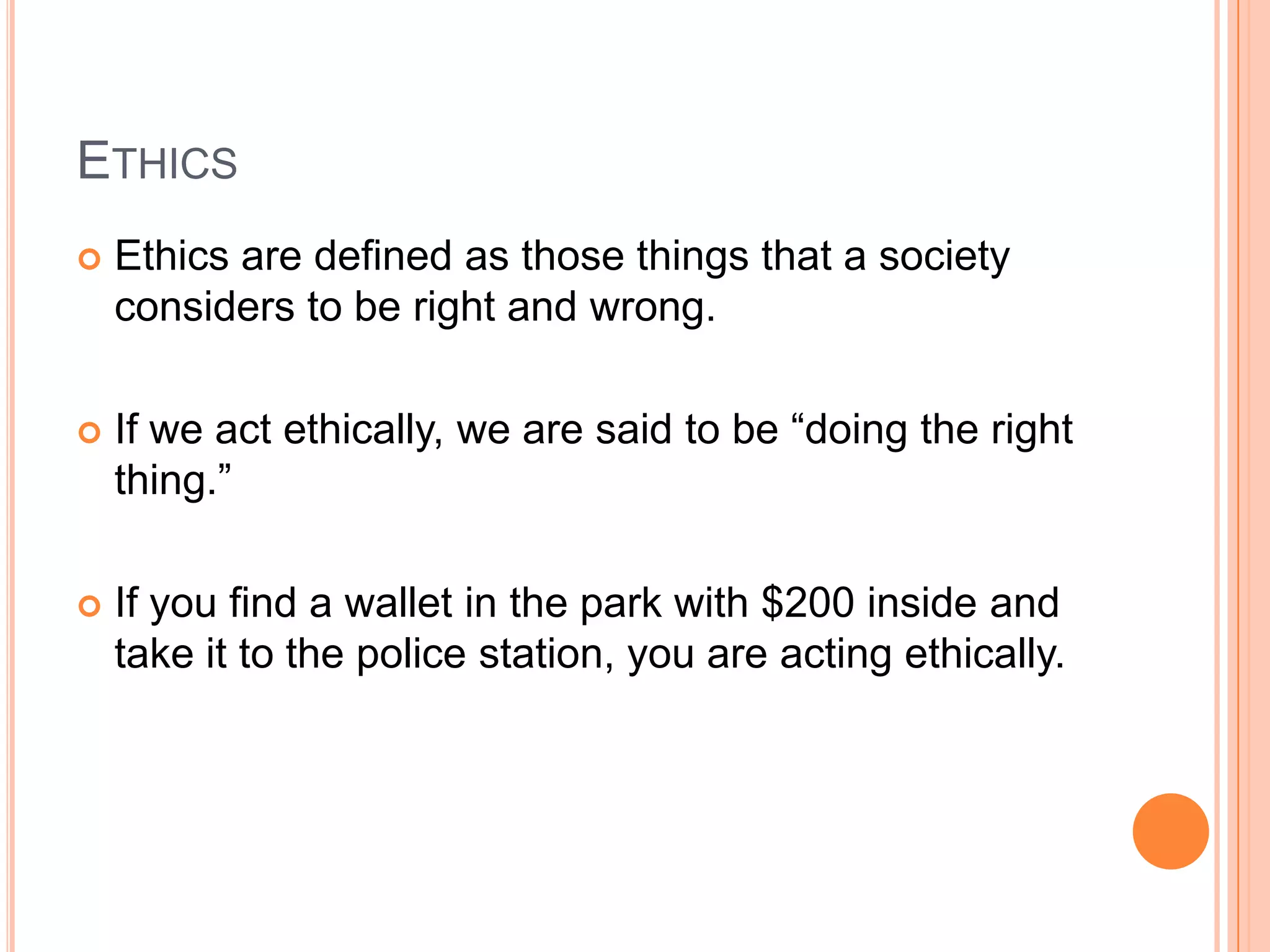 1.2 values and ethics | PPT