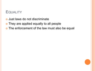 1.3 just laws and the nature of justice | PPT