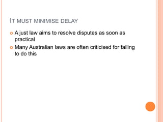 1.3 just laws and the nature of justice | PPT