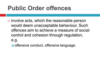 1.5 categories of crime | PPTX