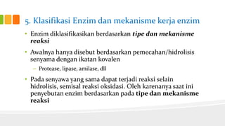 Enzim dan koenzim | PPT