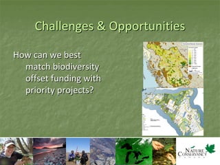 Factors Driving Biodiversity Offsets: The Nature Conservancy of Canada’s Biodiversity Benefits ...