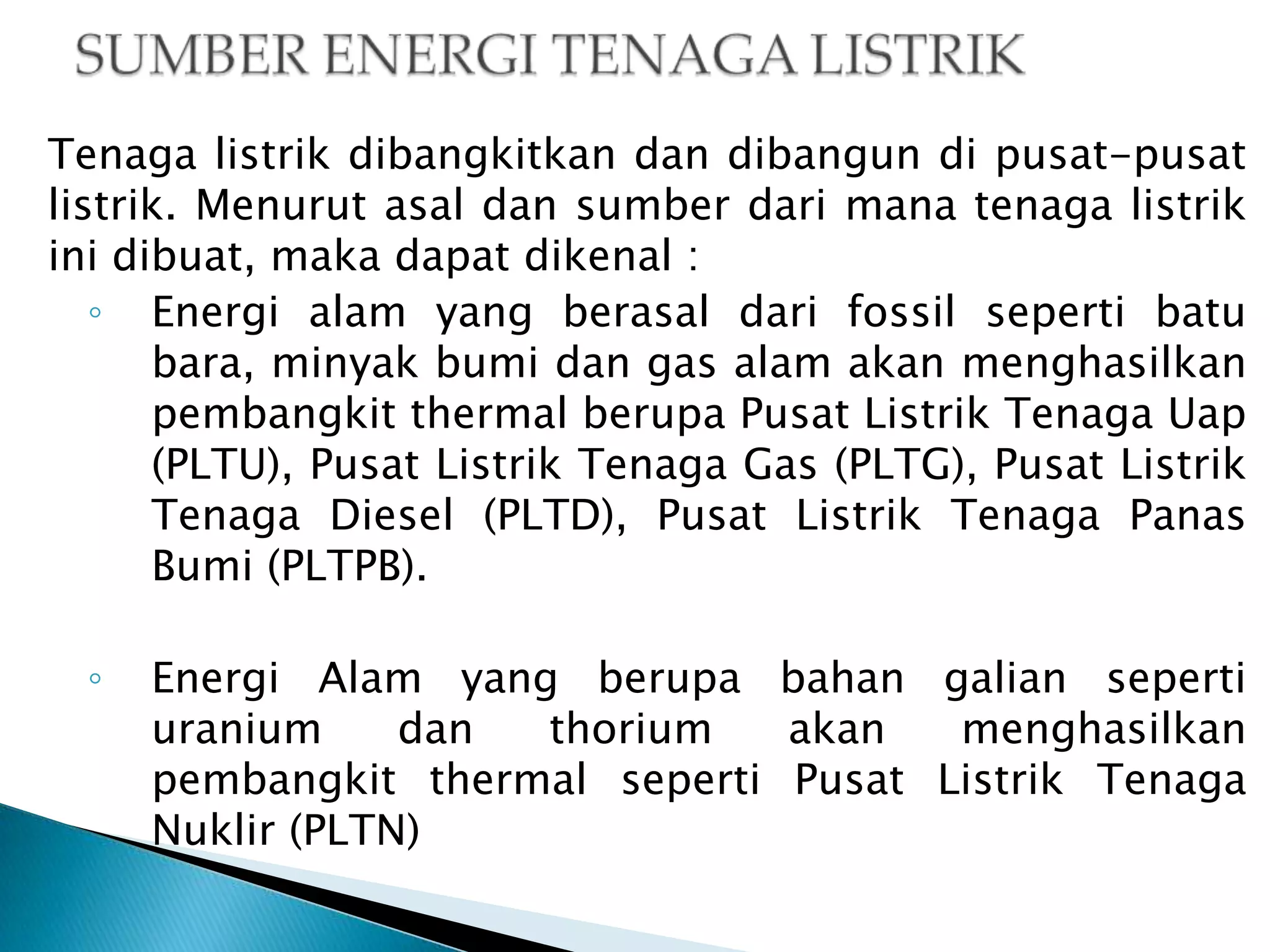 Sistem Catu Daya (SCD) BAB 1. Sistem Kelistrikan | PPTX