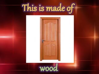 MATERIALS (introduction) | PPTX